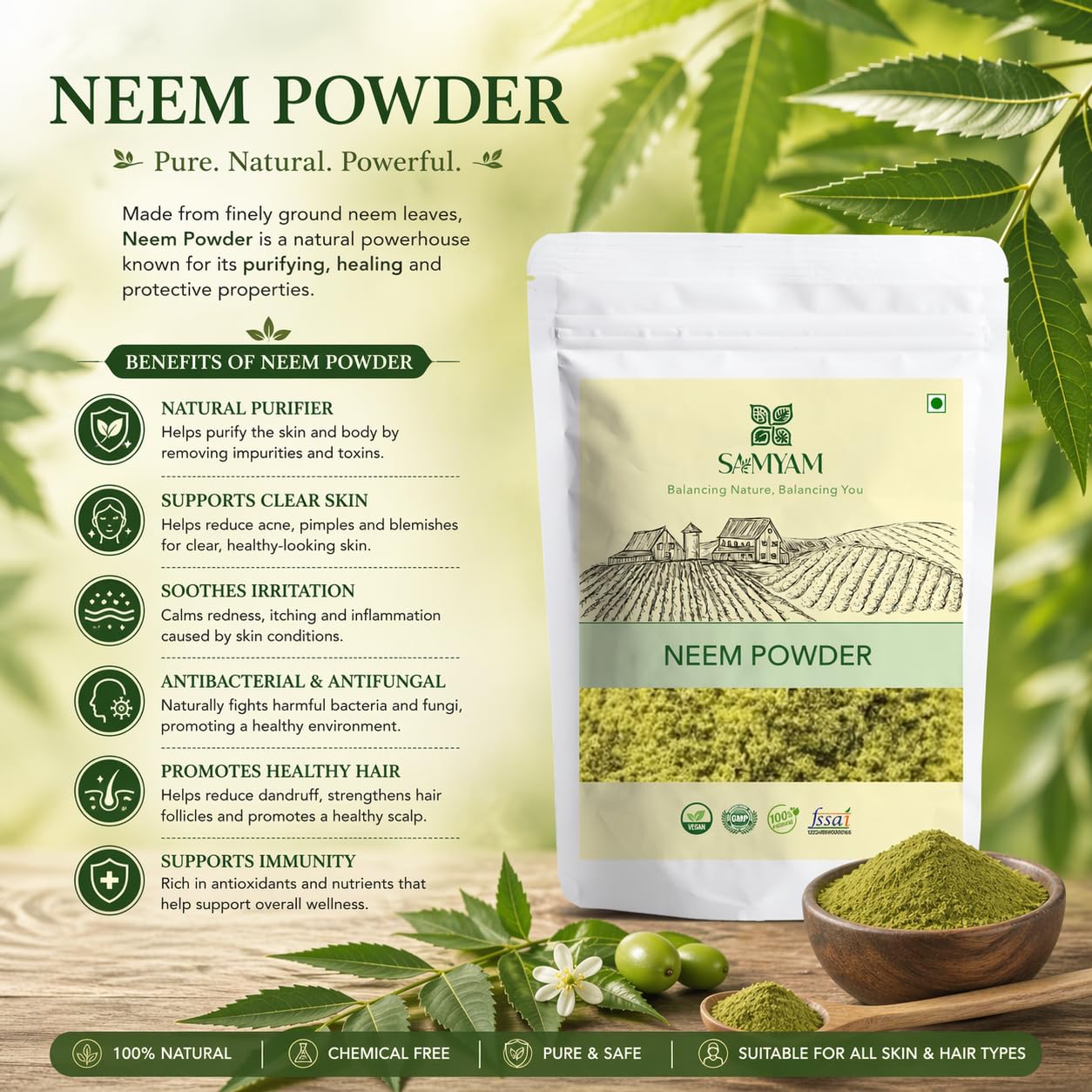 boost immunity with neem leaves