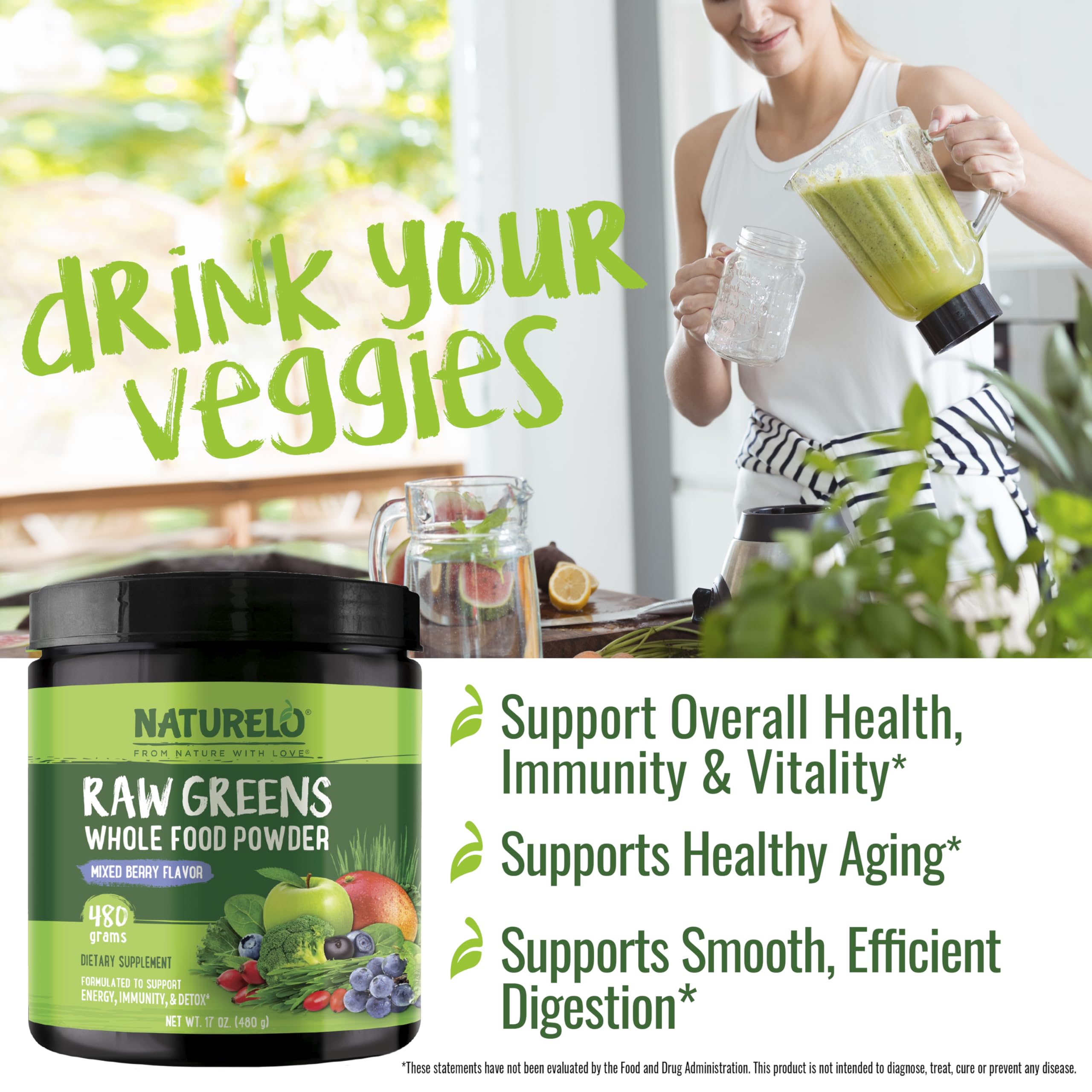 boost immunity with organic greens