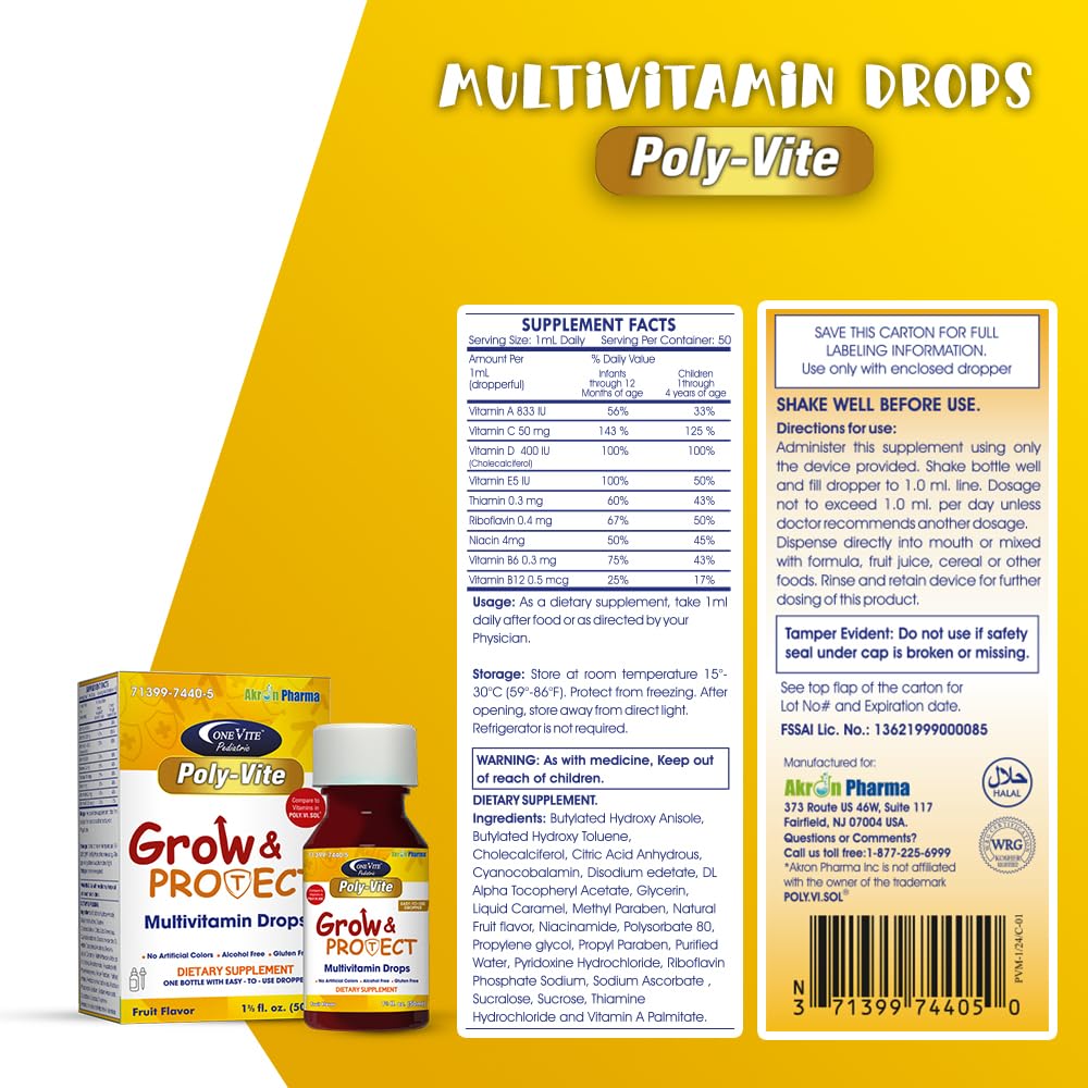 Boost immunity with Poly-Vite Drops