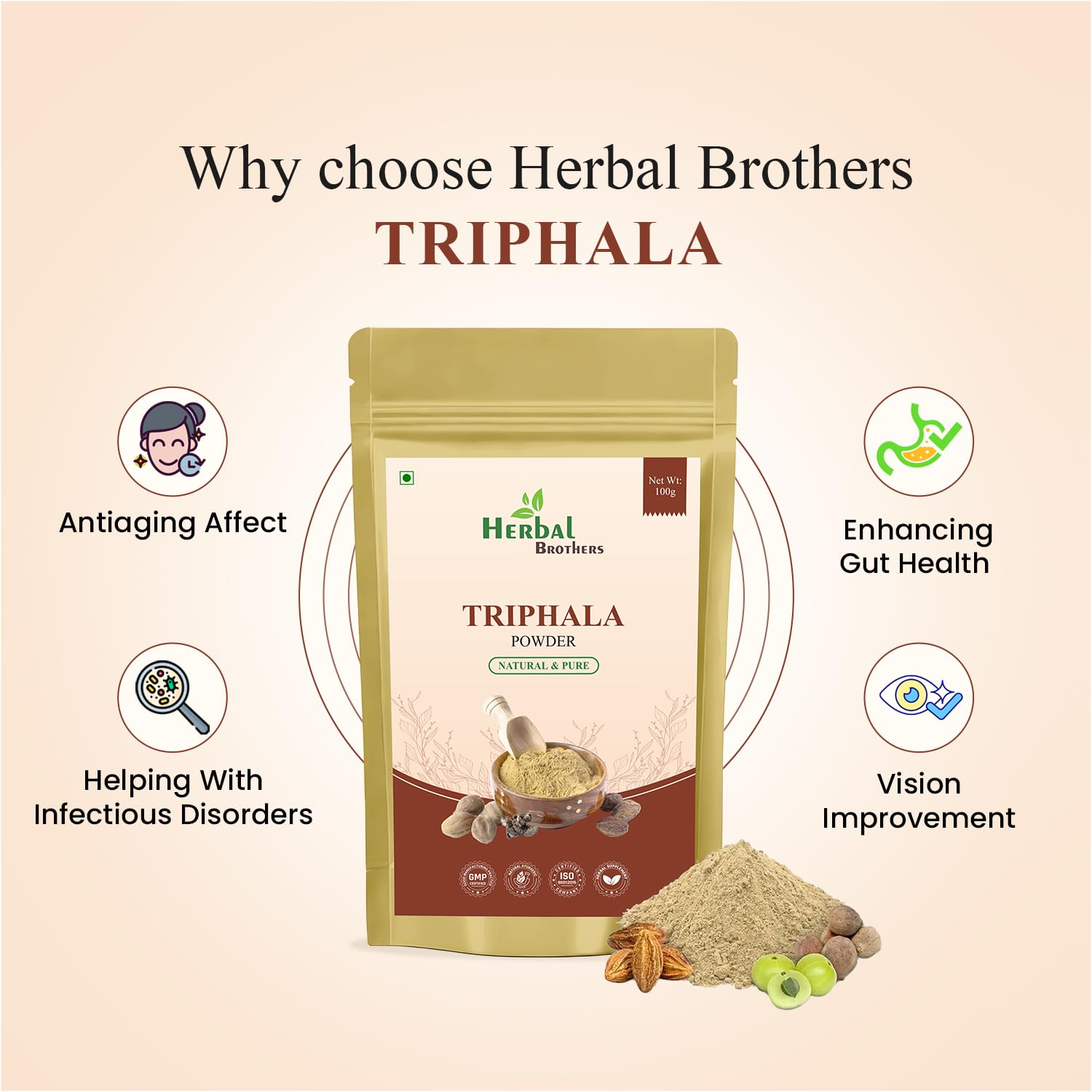 Boost immunity with Triphala powder