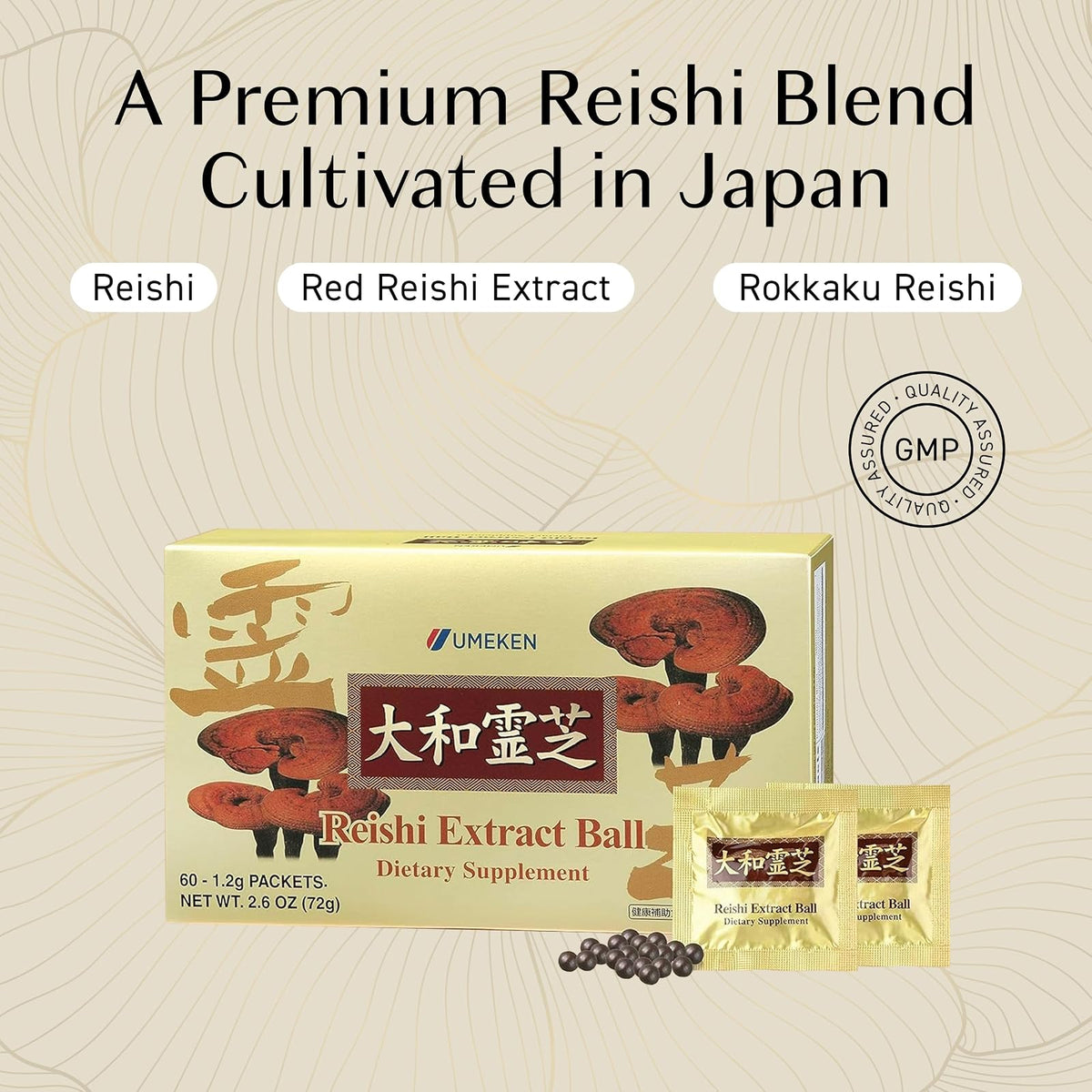 Boost immunity with Umeken Reishi