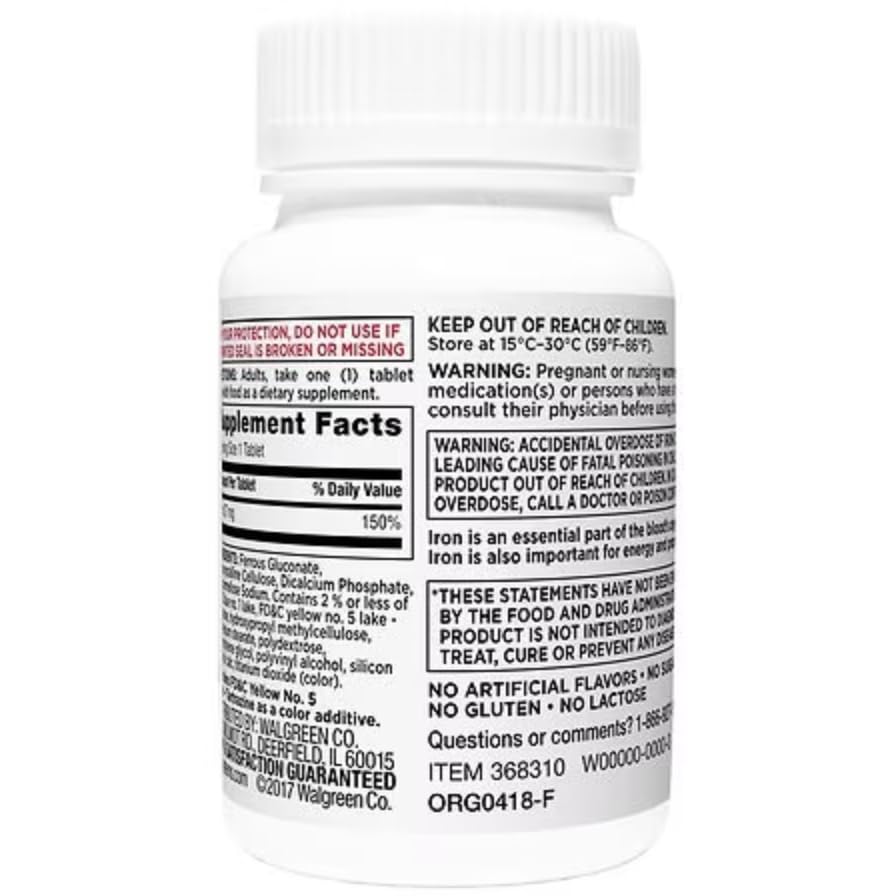 boost iron levels with ferrous gluconate