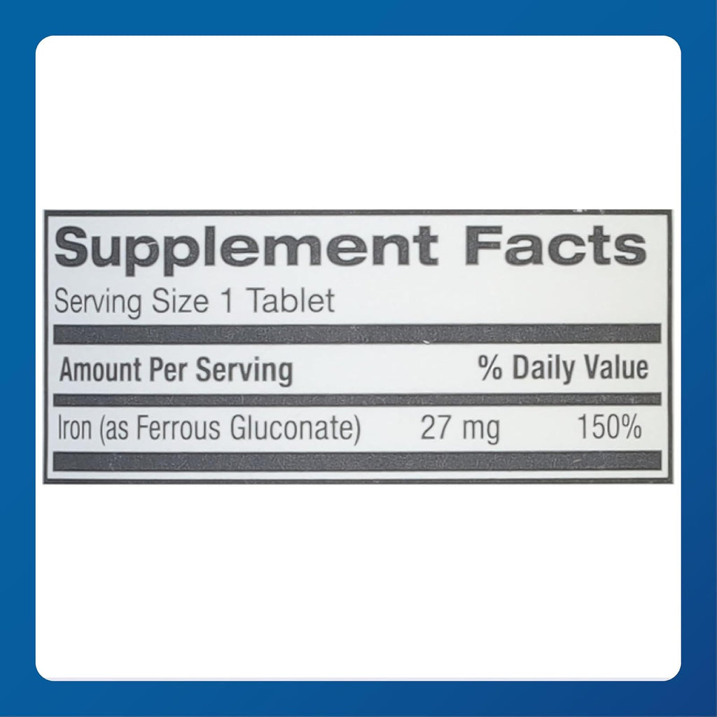 boost iron levels with Ferrous Gluconate