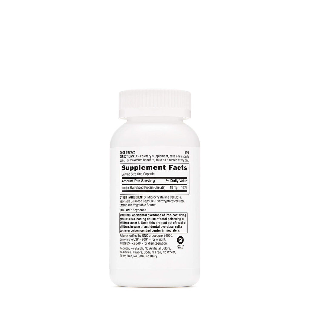 Boost iron levels with GNC