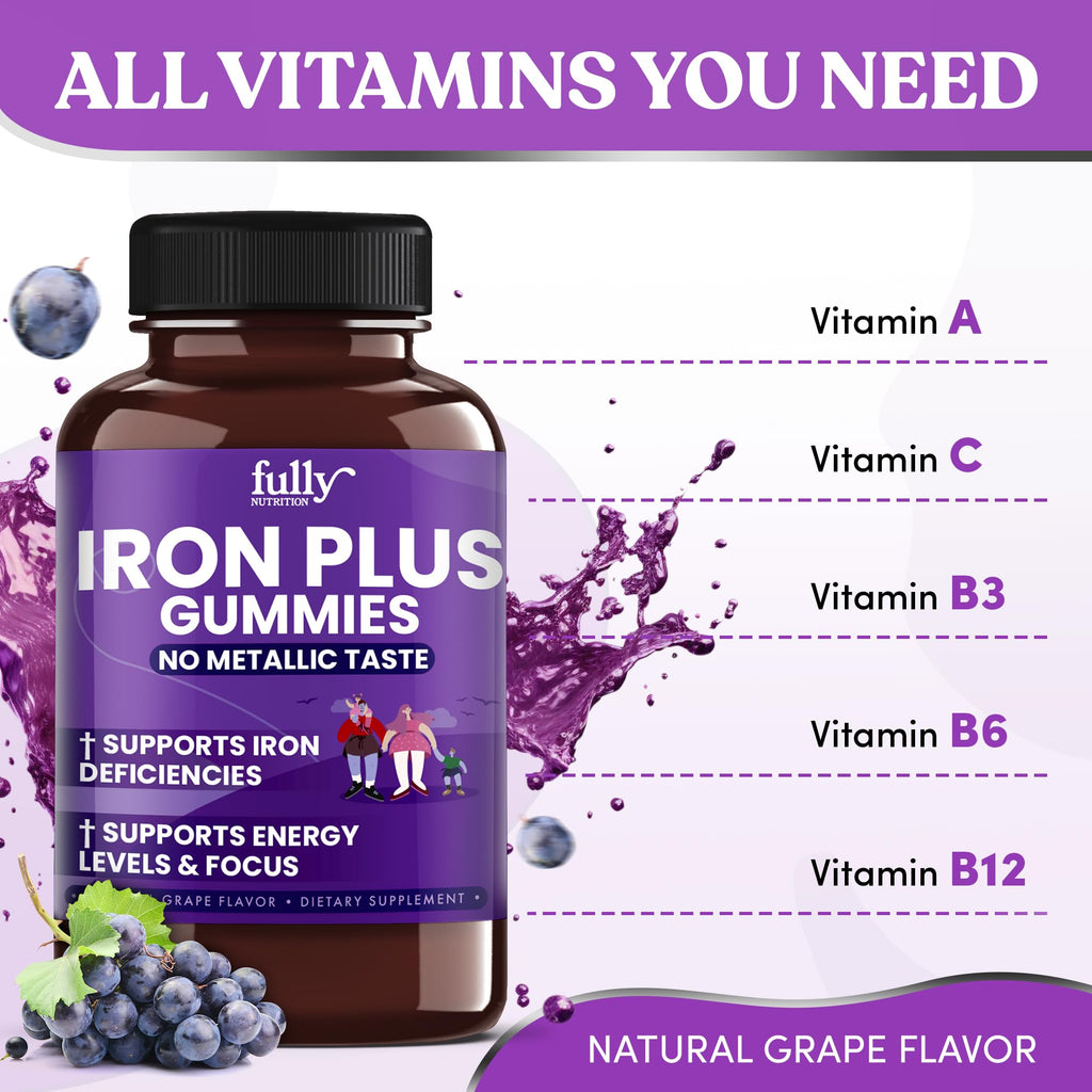 boost iron levels with gummies