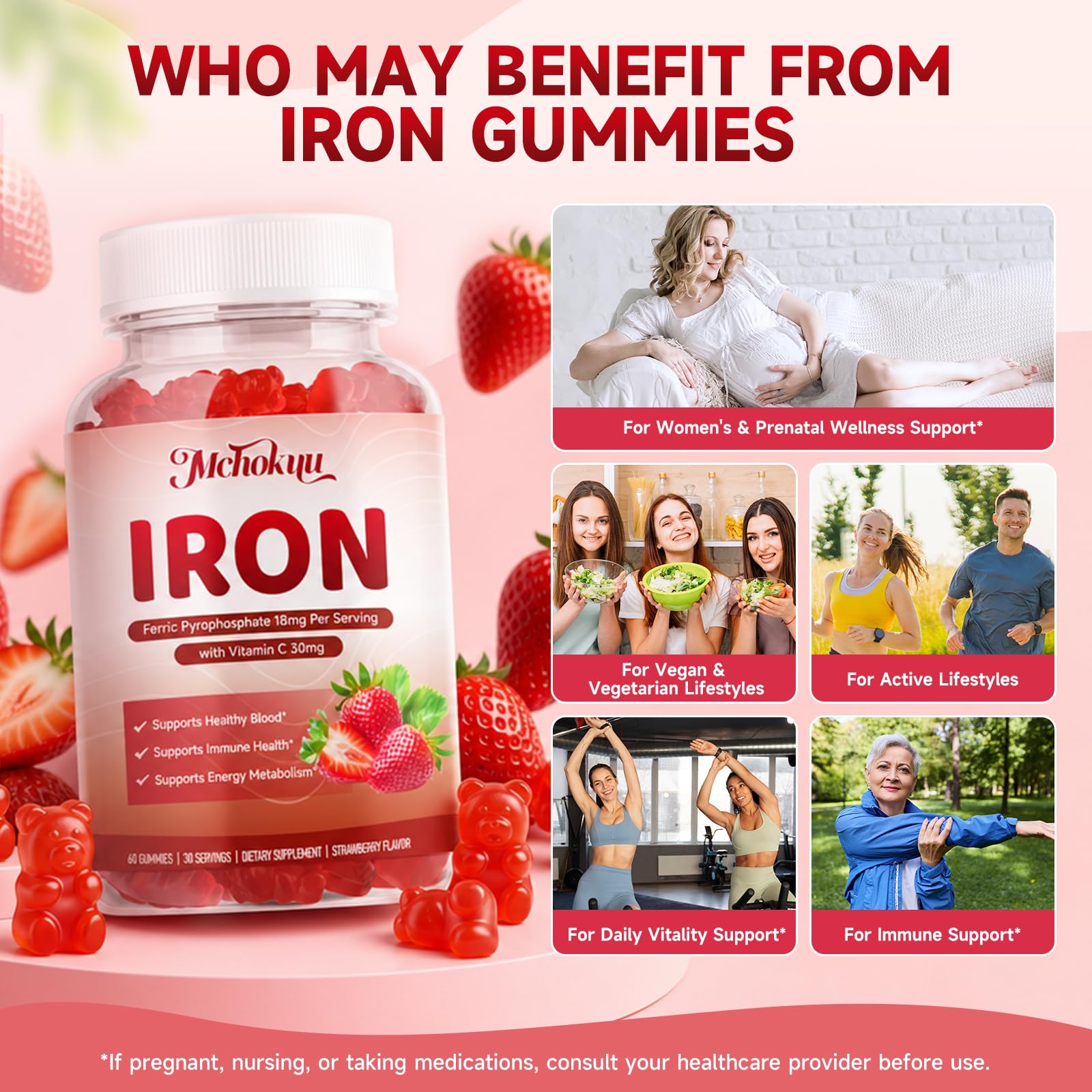 Boost iron levels with gummies