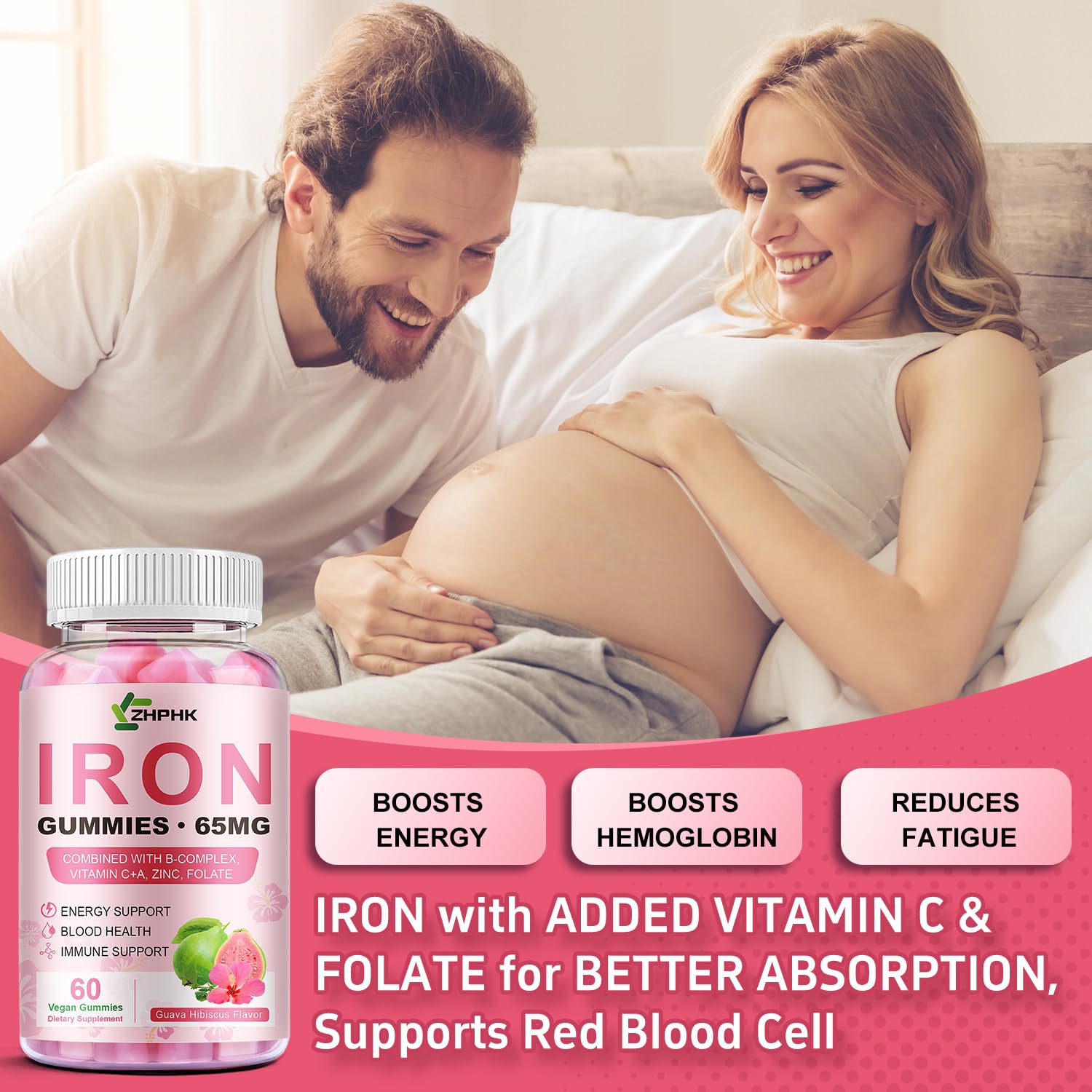 Boost iron levels with gummies