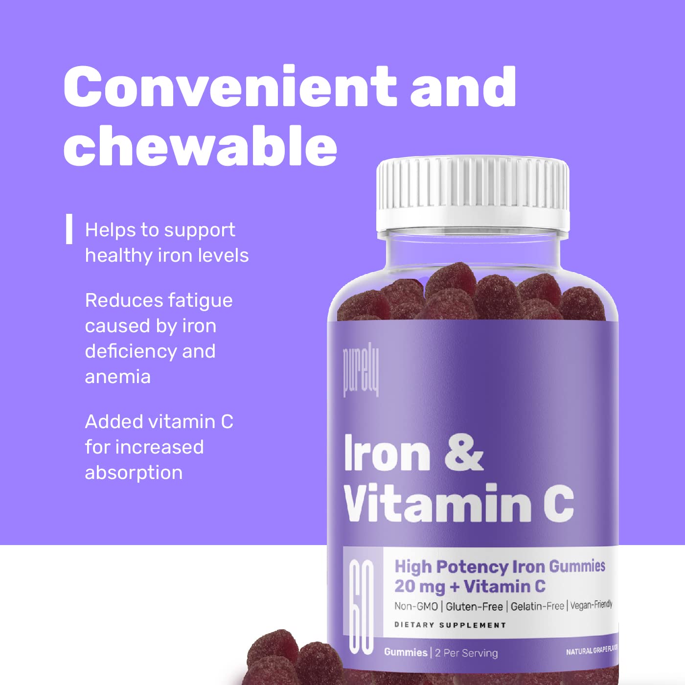 boost iron levels with gummies