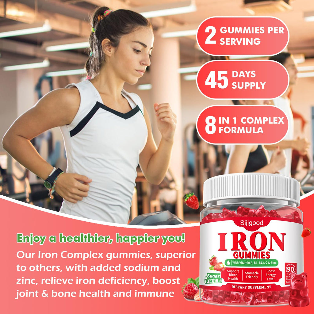 Boost iron levels with gummies