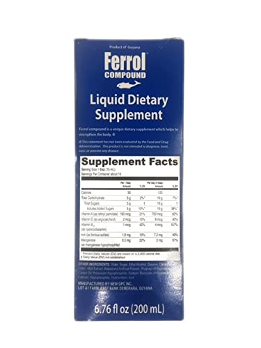 boost iron levels with liquid formula