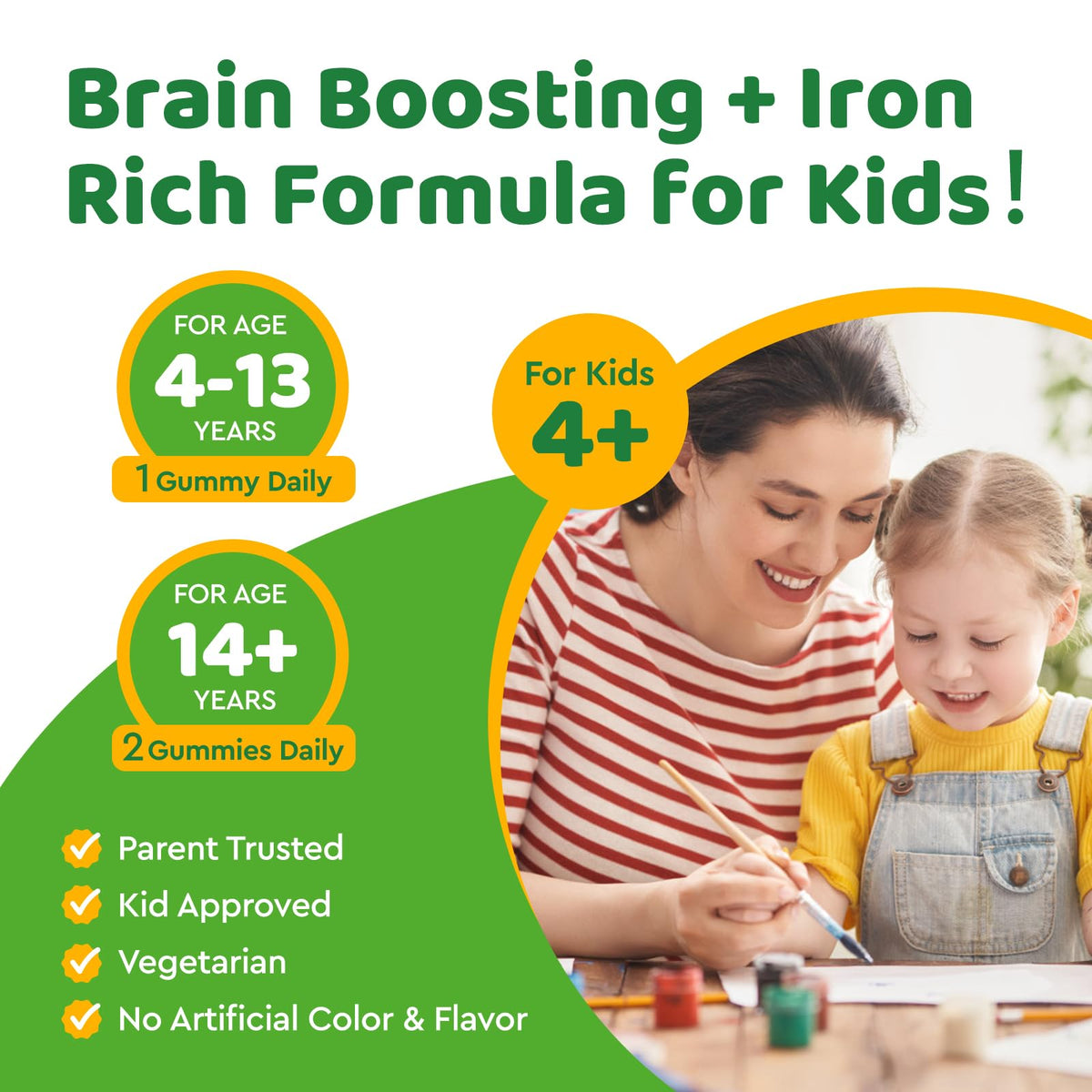 Boost kids' energy with iron gummies