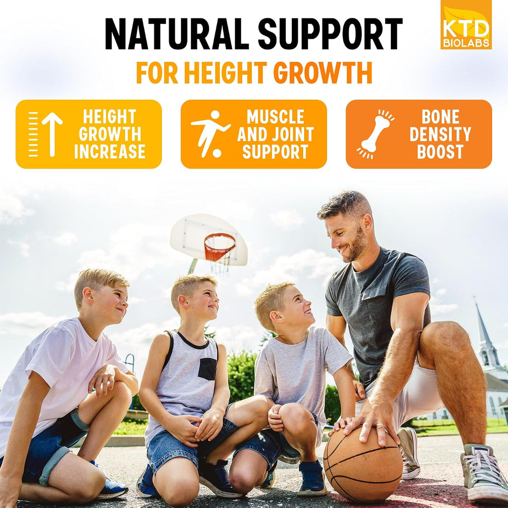 boost kids height with vitamins