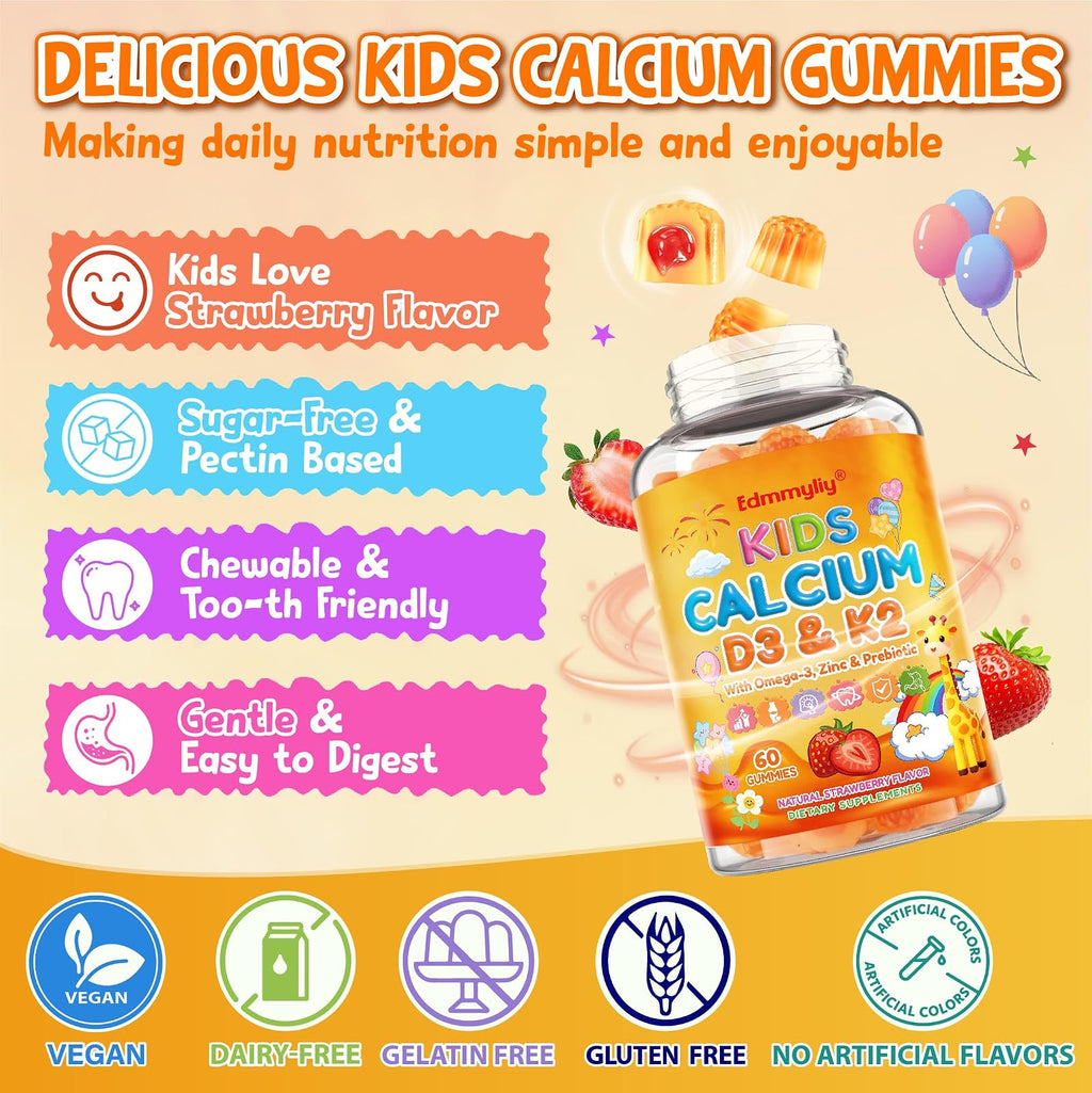 Boost kids' immunity with calcium gummies