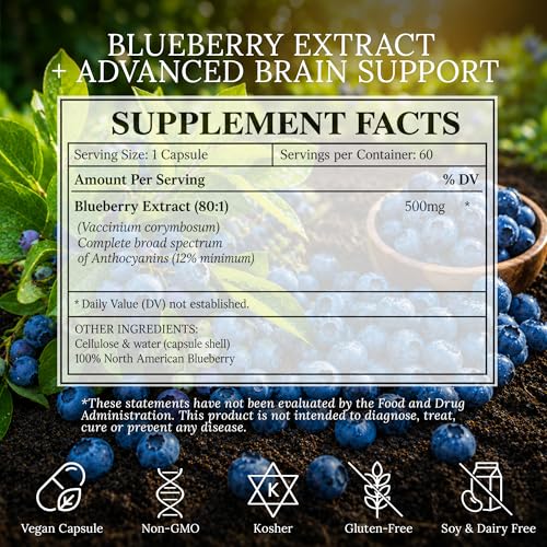 Boost memory with blueberry extract