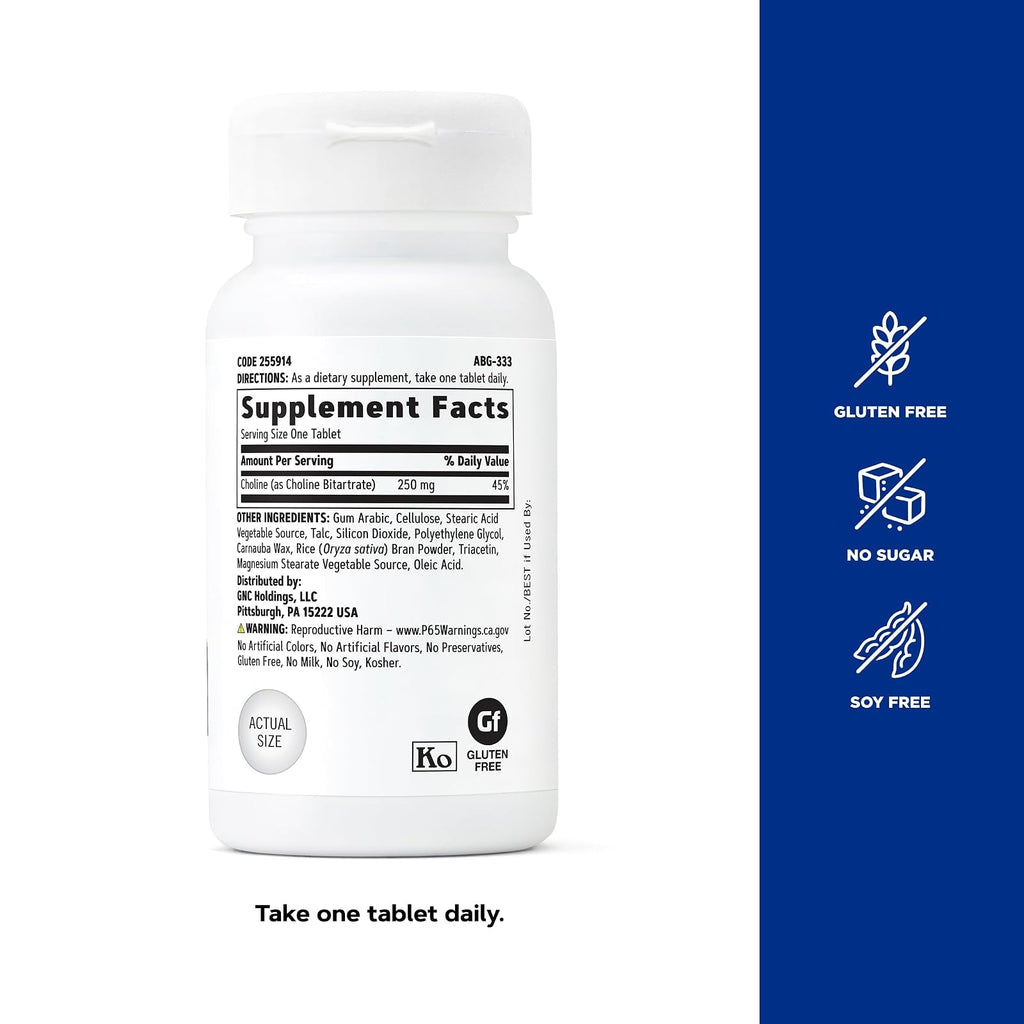 Boost memory with GNC Choline