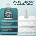 Boost memory with organic mushrooms