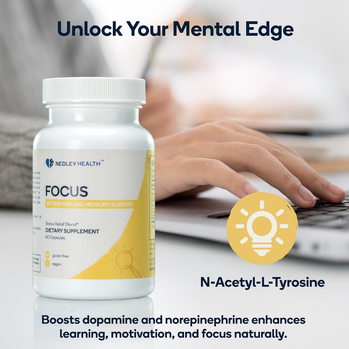 Boost mental clarity with Focus supplement