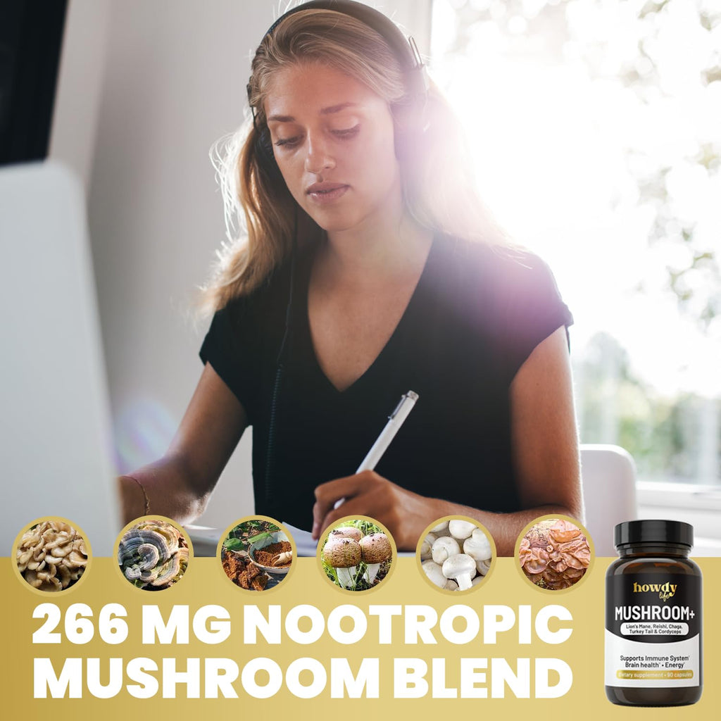 Boost mental clarity with mushroom supplements