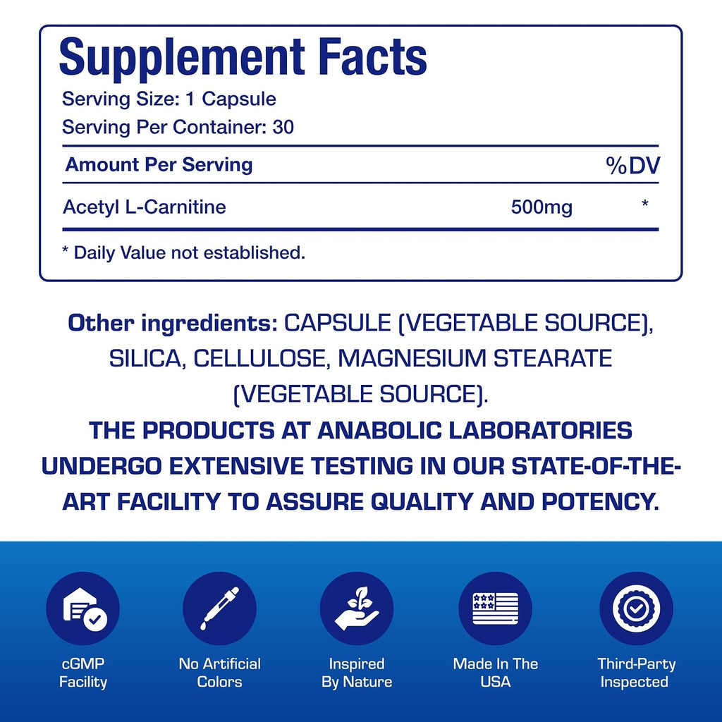 Boost metabolism with Acetyl L-Carnitine