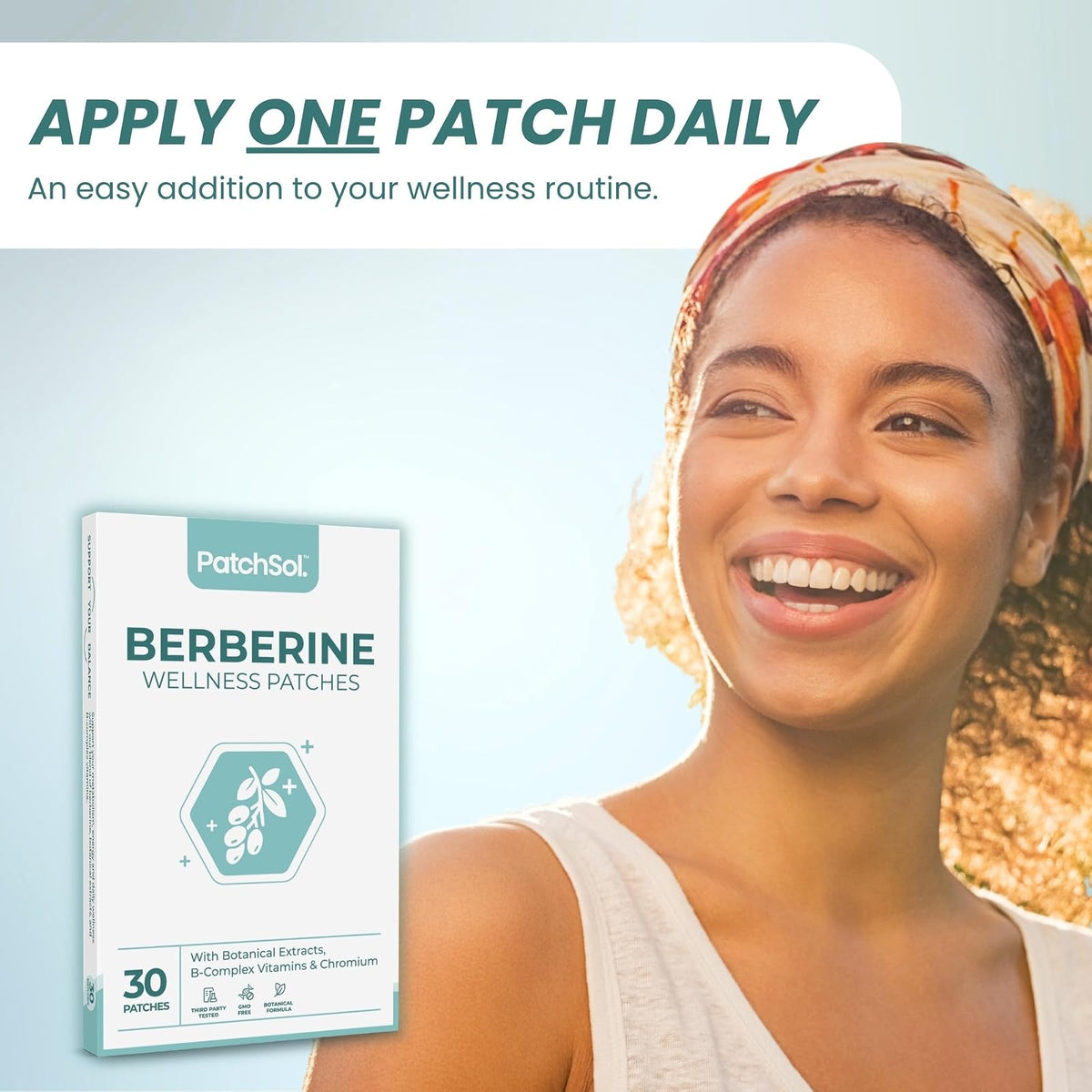 Boost metabolism with berberine patches