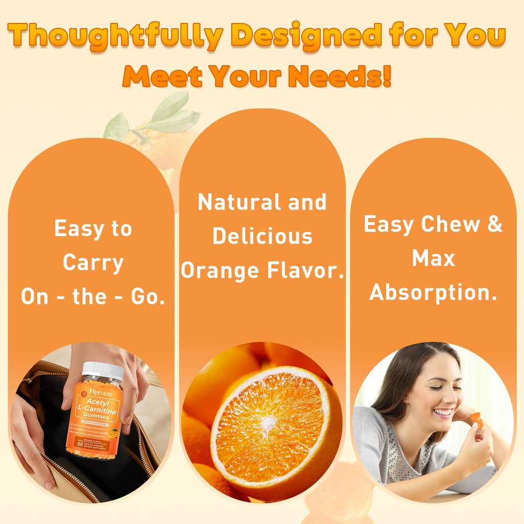 Boost metabolism with L-Carnitine gummies