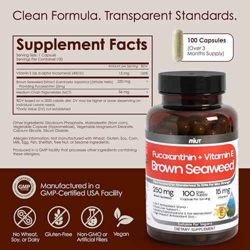 boost metabolism with MIUT Fucoxanthin