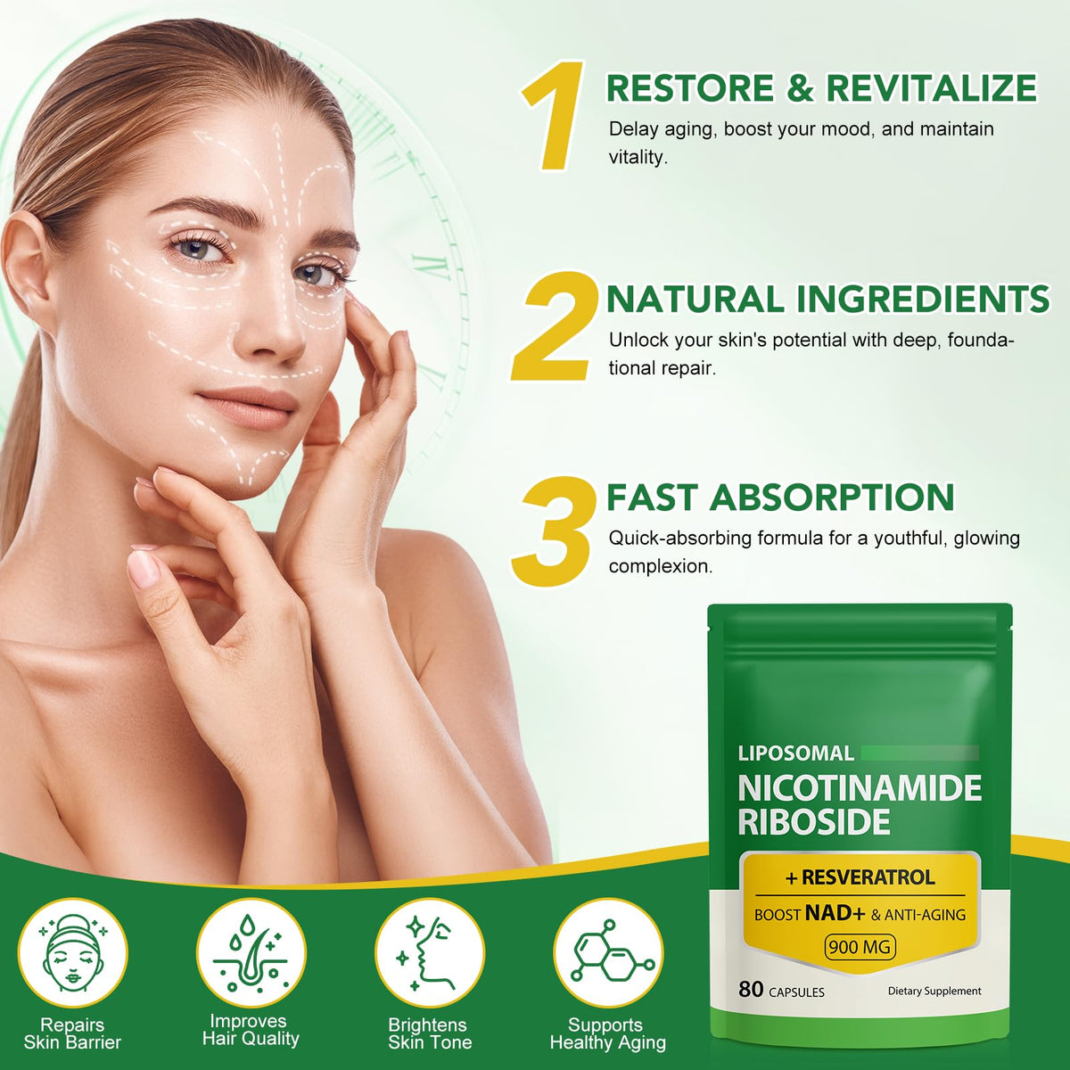 Boost metabolism with NAD capsules
