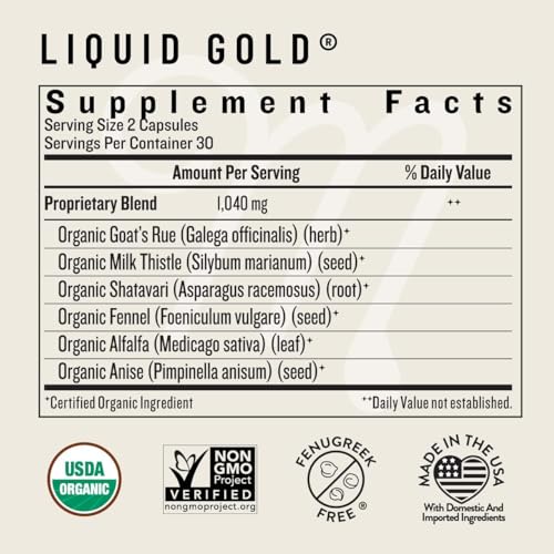 boost milk supply with Liquid Gold