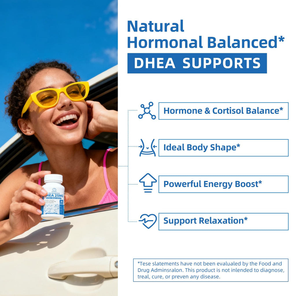 Boost mood with DHEA 25 mg