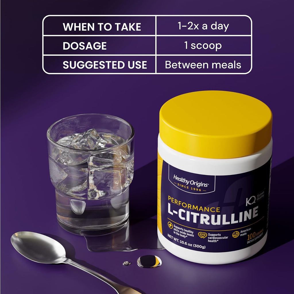 Boost nitric oxide with L-Citrulline