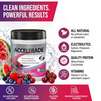 Boost performance with Accelerade drink