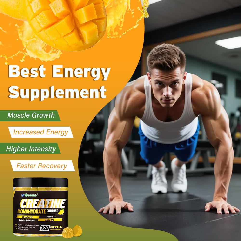Boost performance with creatine gummies