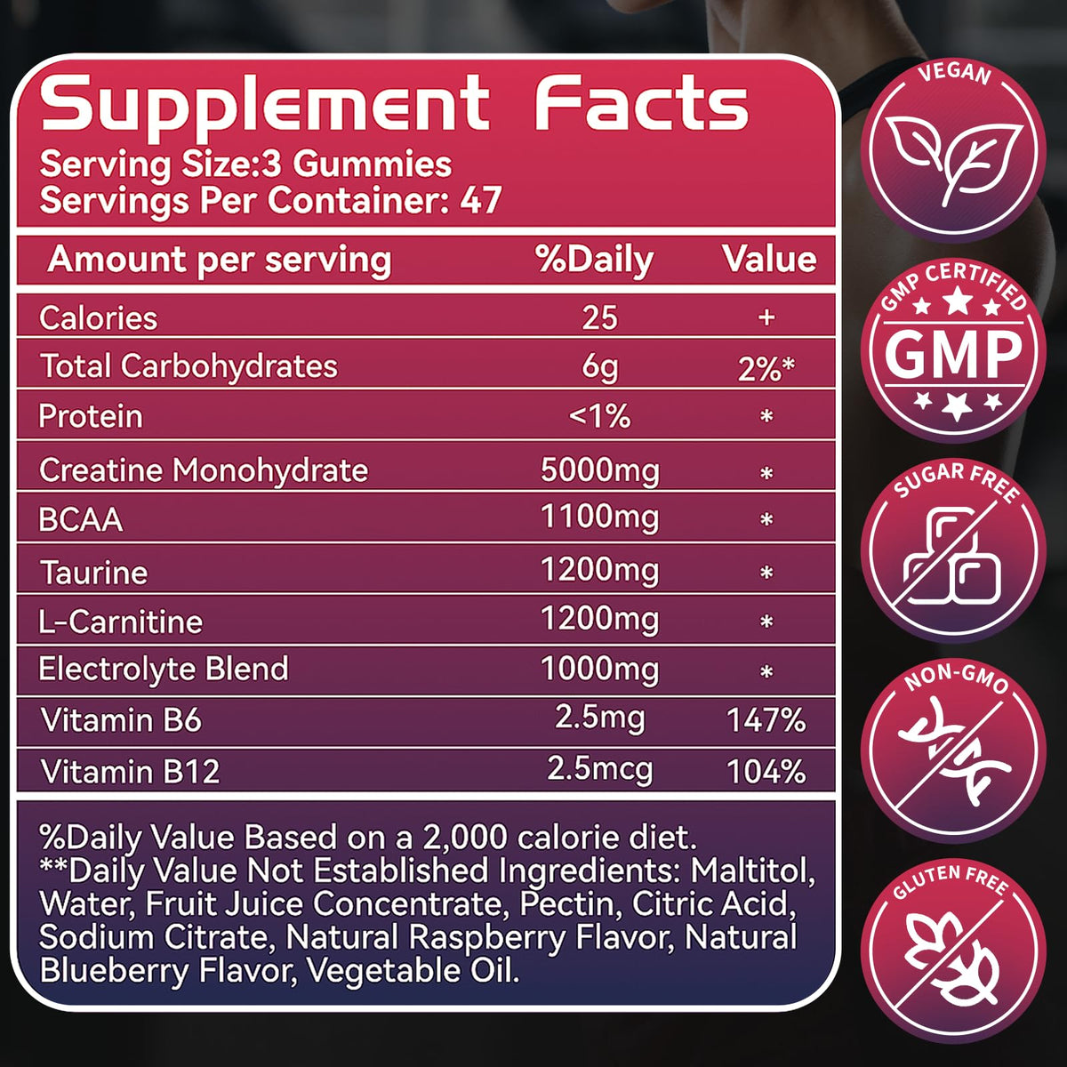 Boost performance with creatine gummies