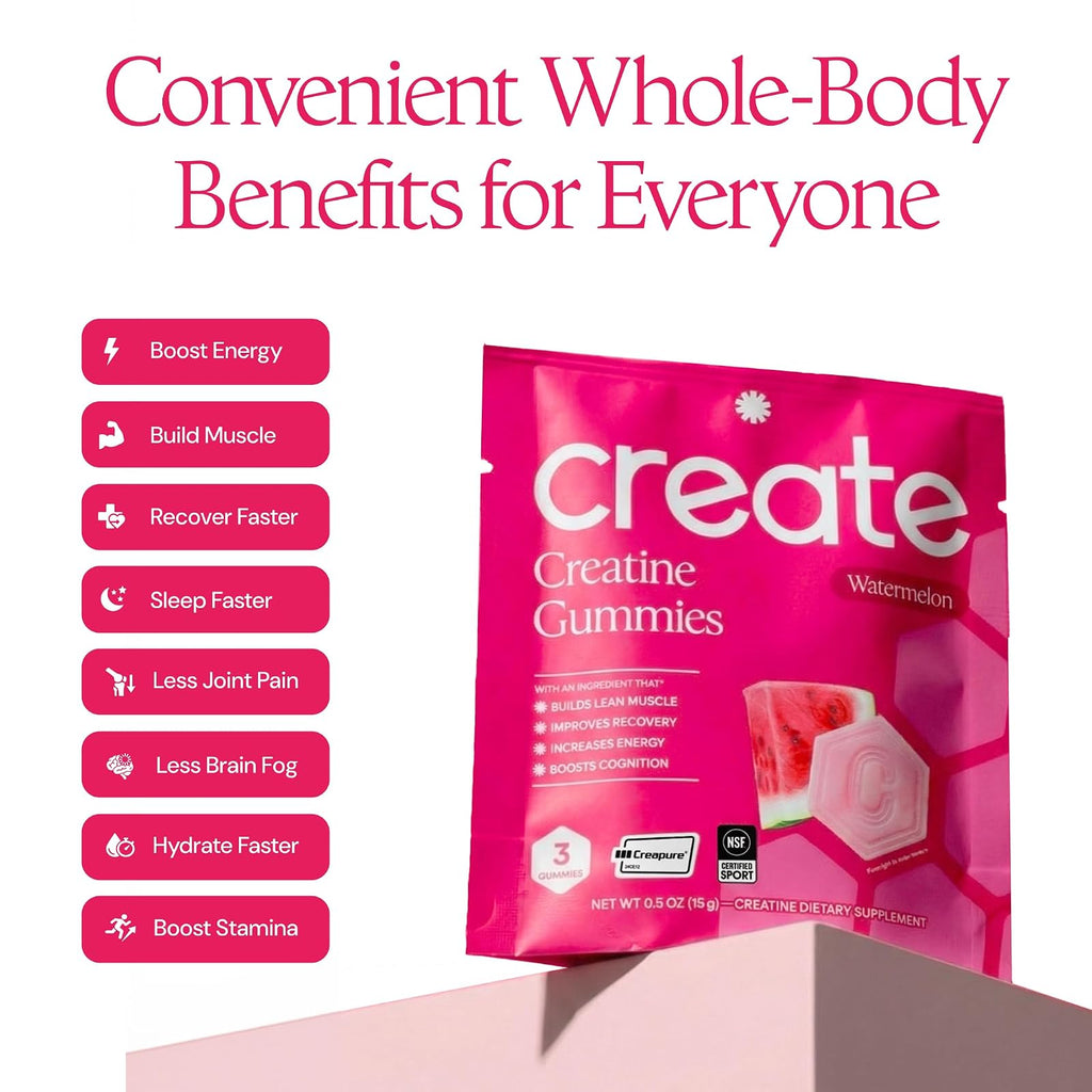 Boost performance with creatine gummies