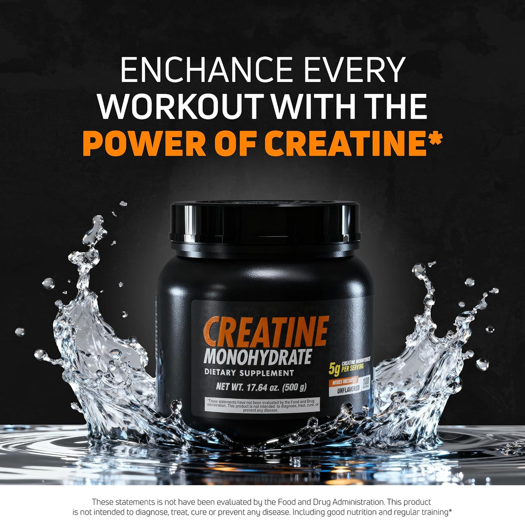Boost performance with creatine monohydrate