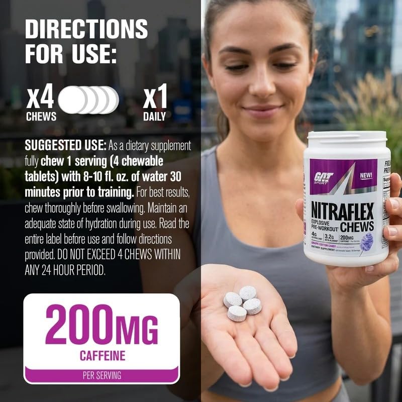 Boost performance with Nitraflex chews