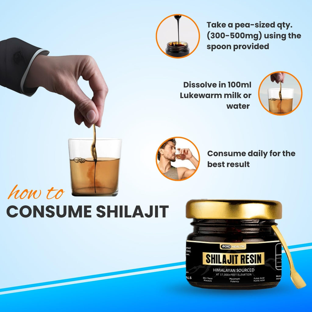 Boost performance with shilajit resin