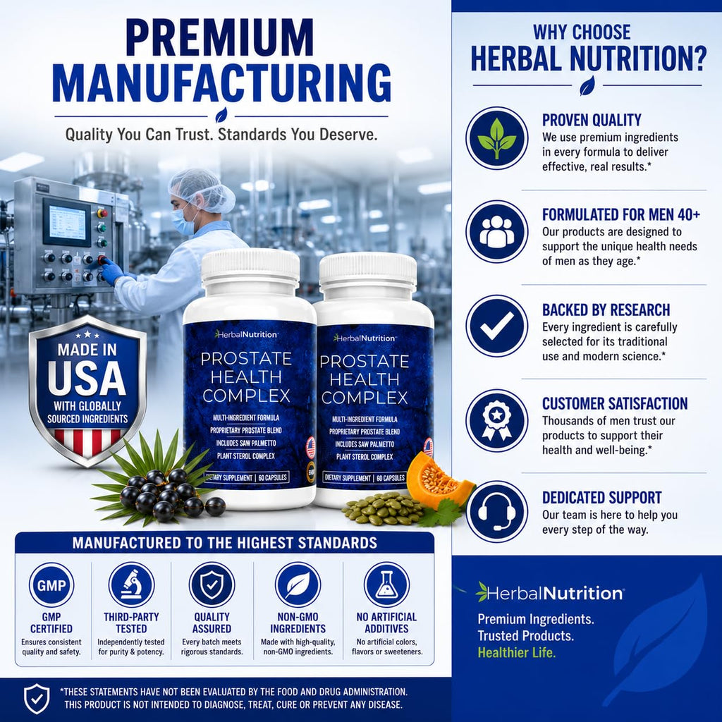 Boost prostate wellness with herbs