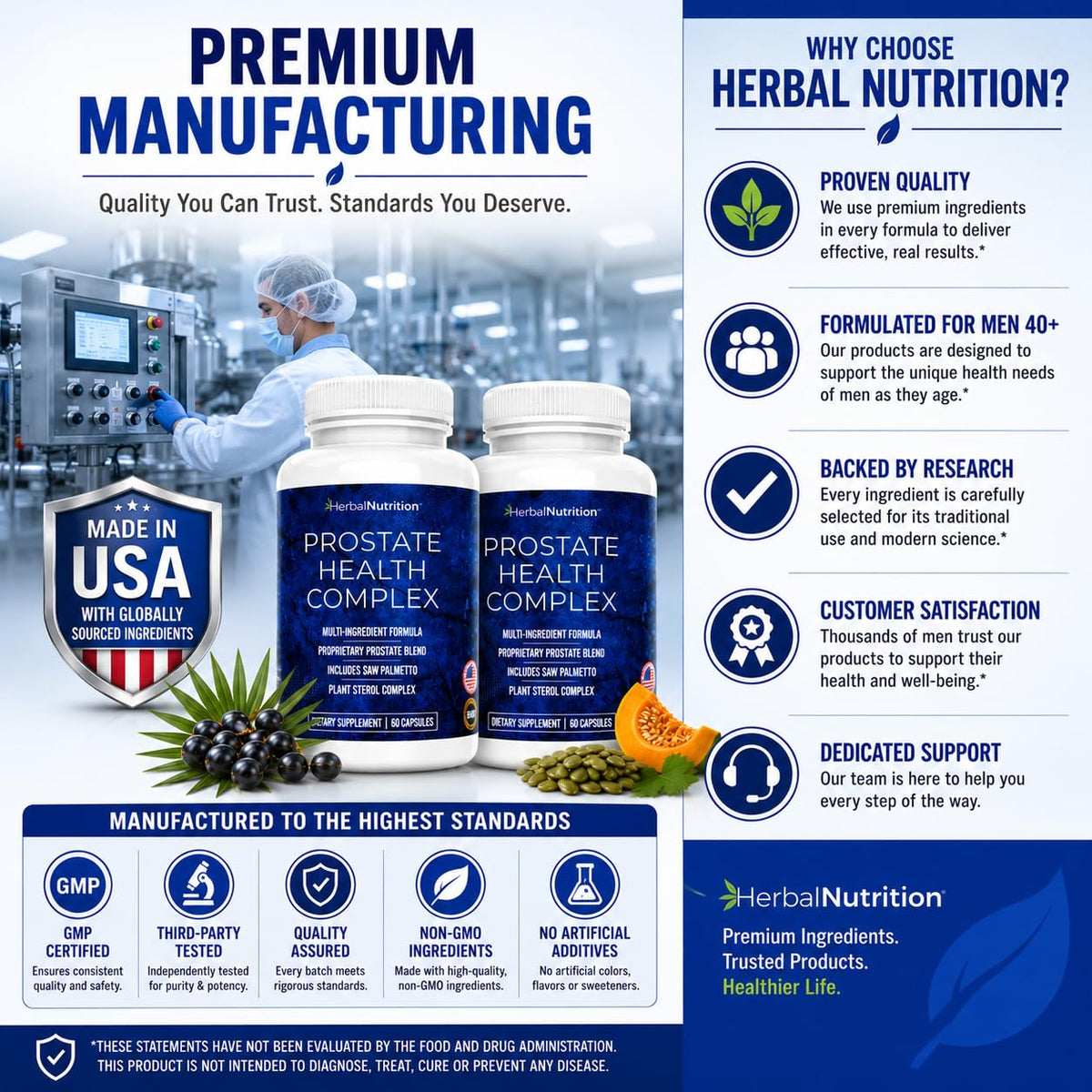 Boost prostate wellness with herbs