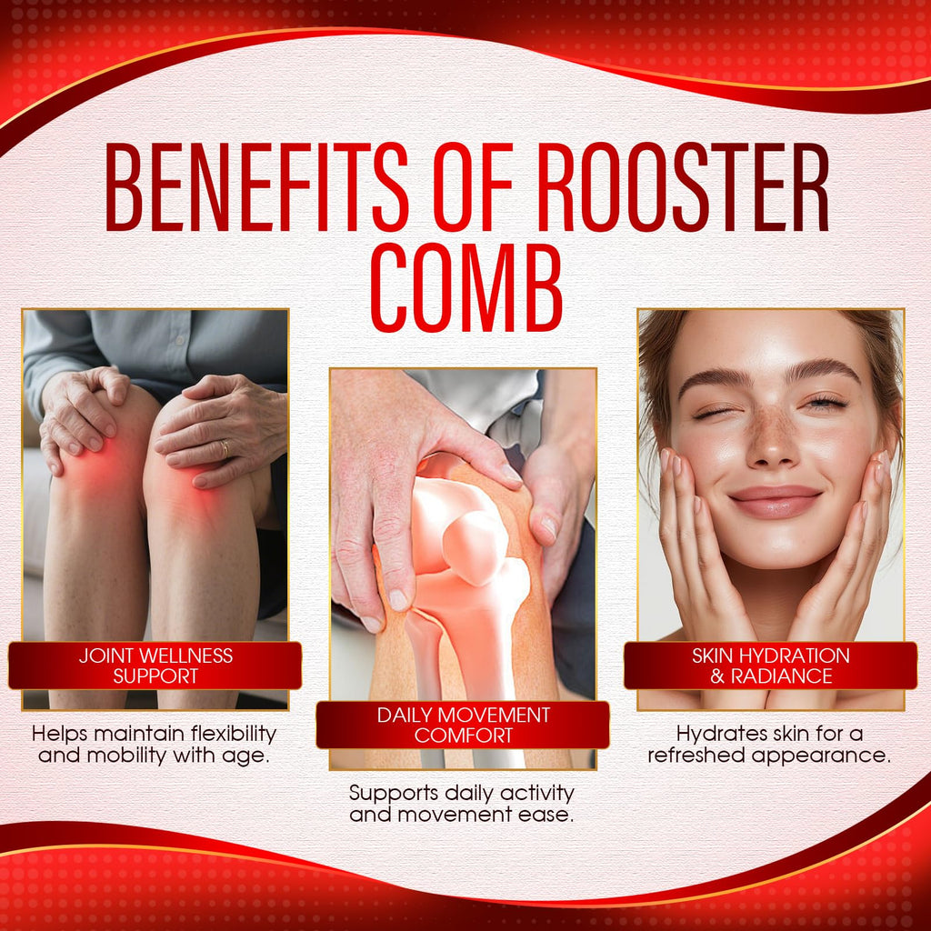 Boost skin hydration with Rooster Comb