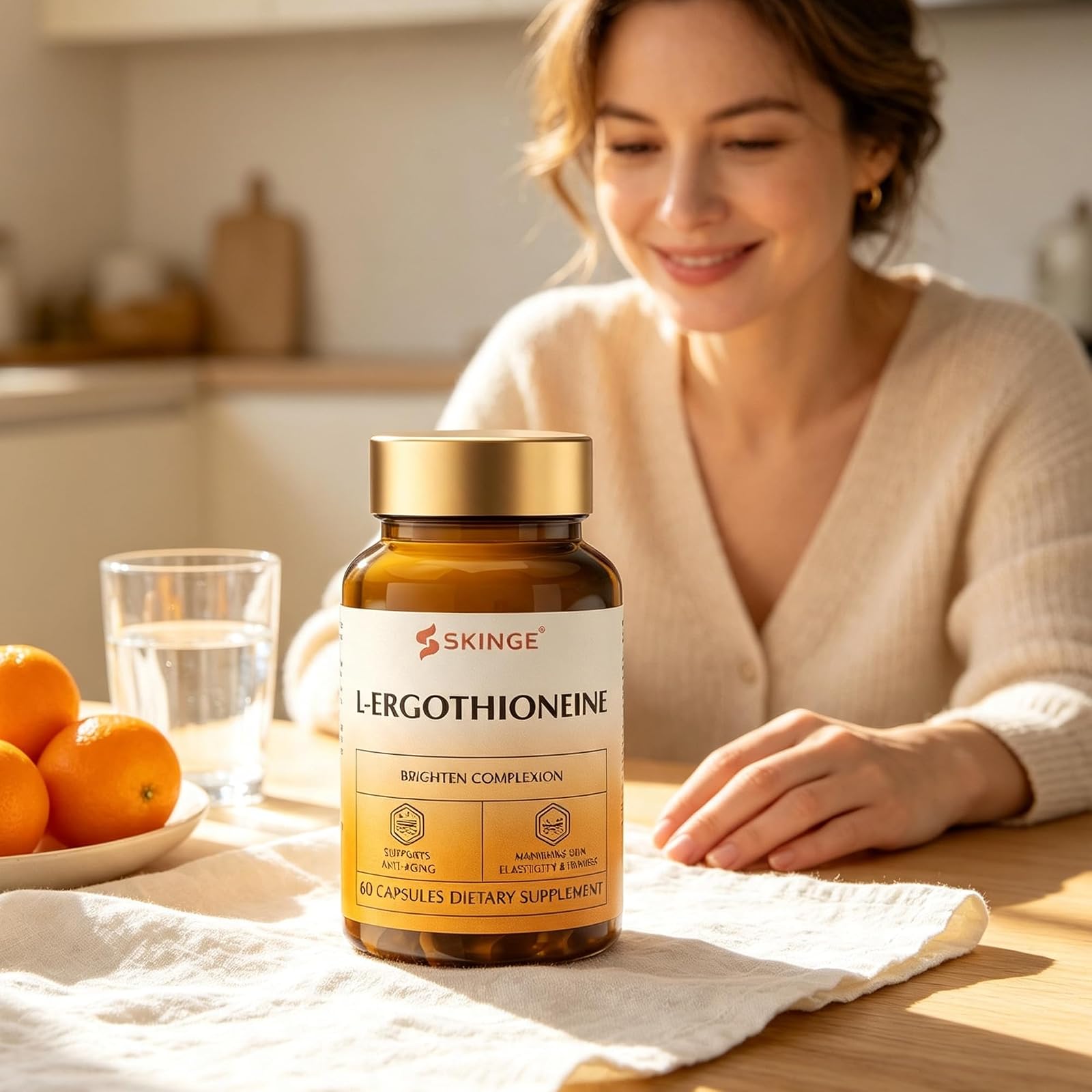 Boost skin radiance with SKINGE