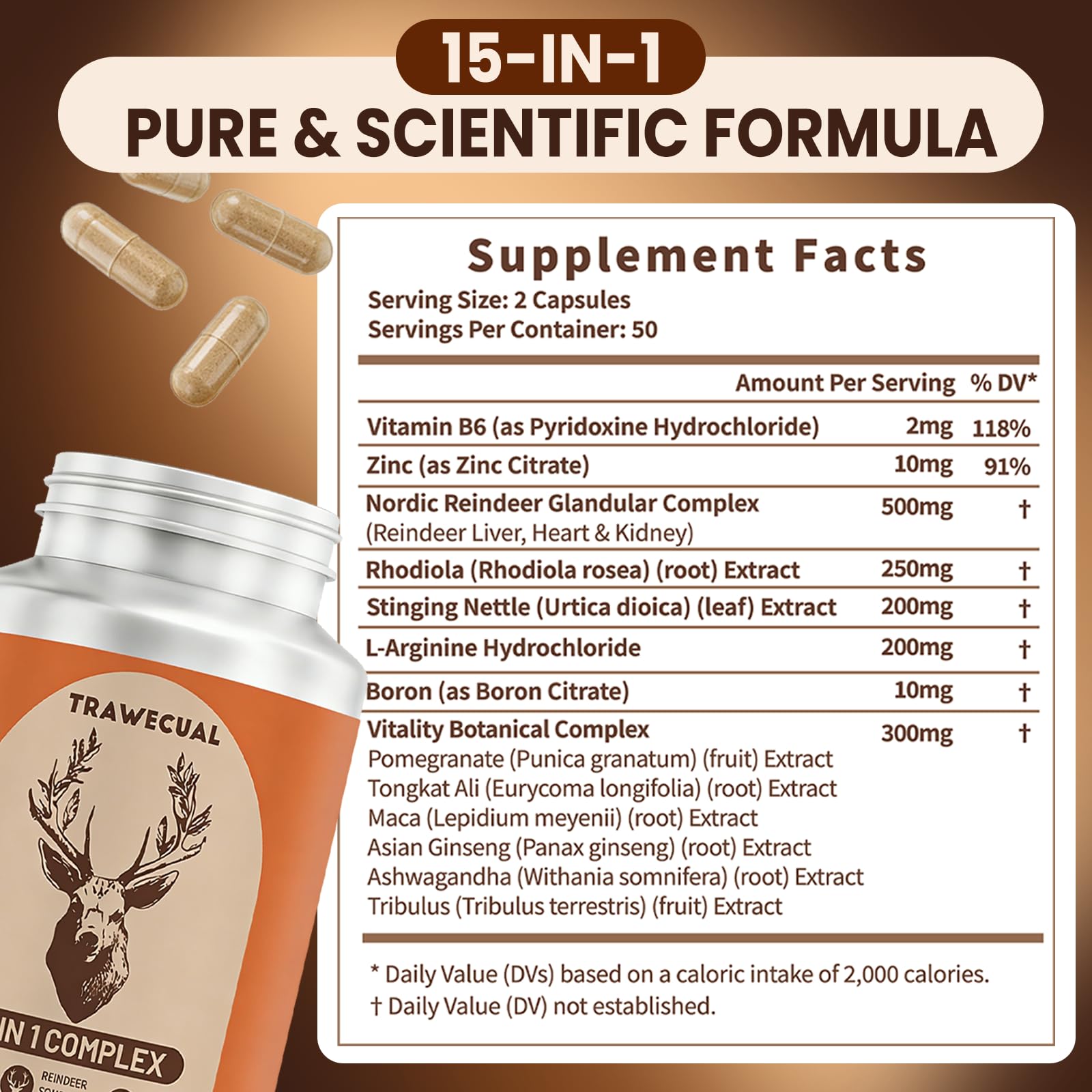 Boost stamina with organ supplements