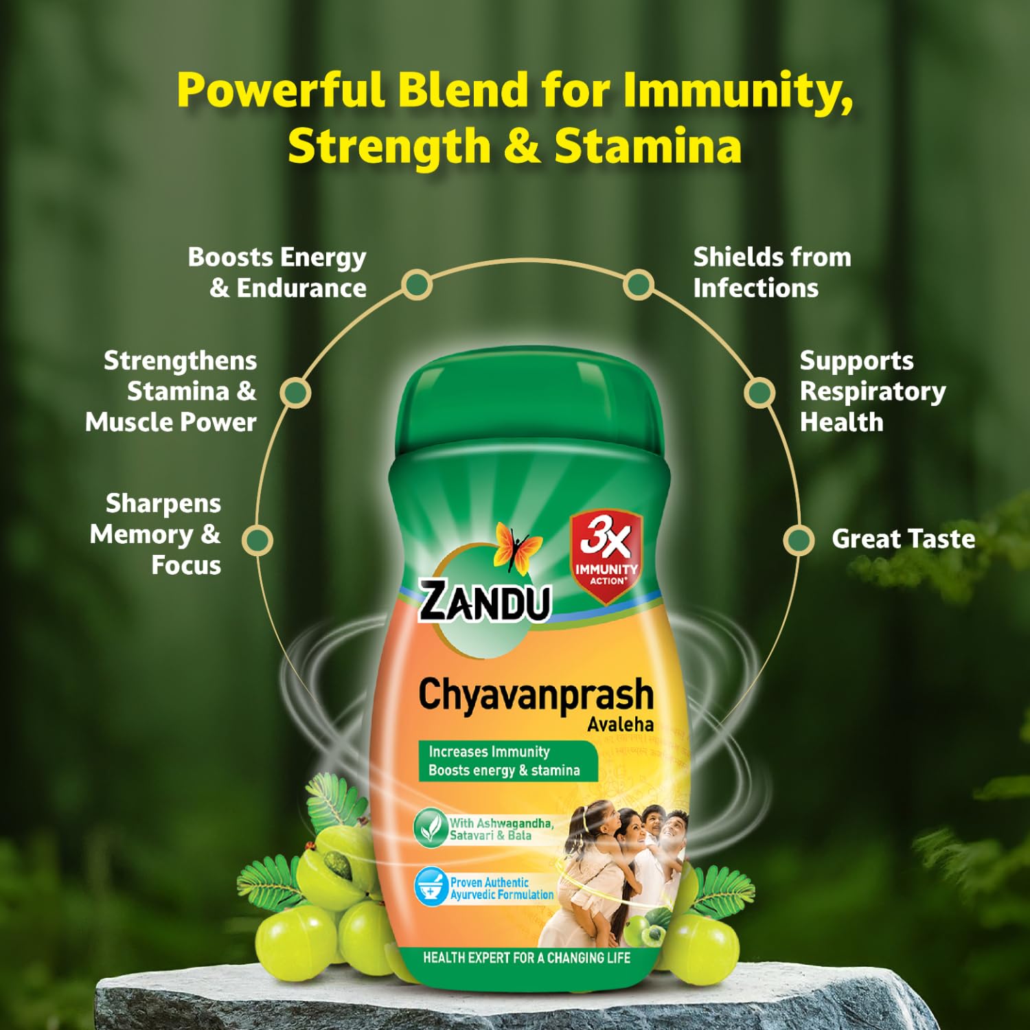 boost stamina with Zandu Chyawanprash