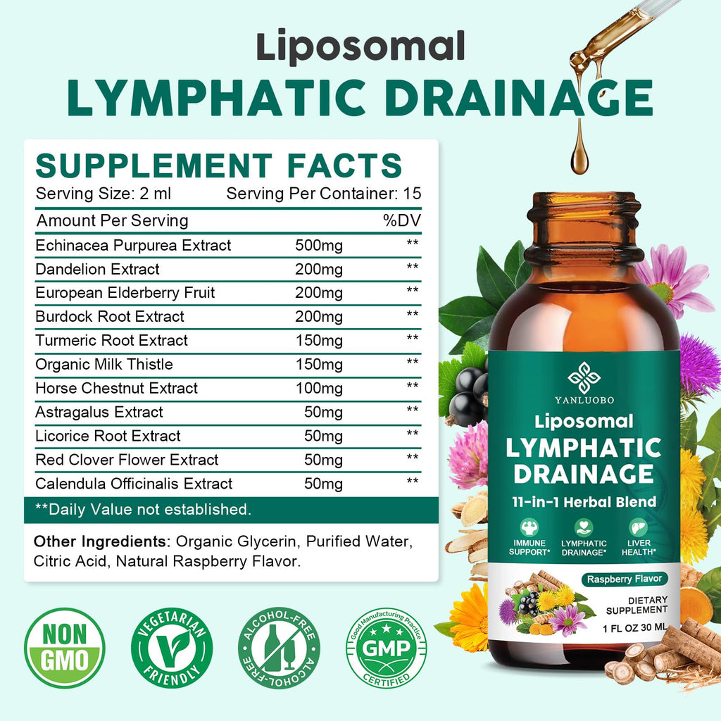 boost vitality with lymphatic drainage drops