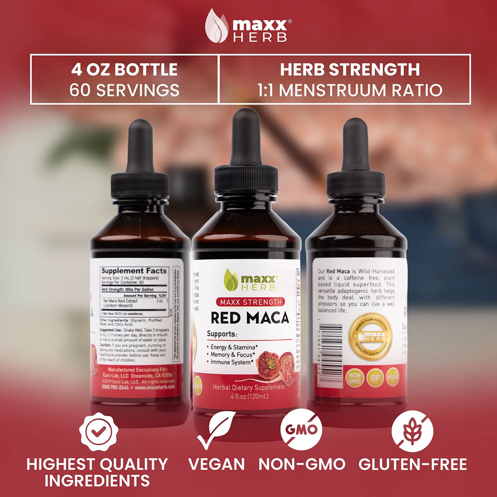 boost vitality with Red Maca supplements
