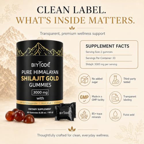 Boost vitality with shilajit gummies