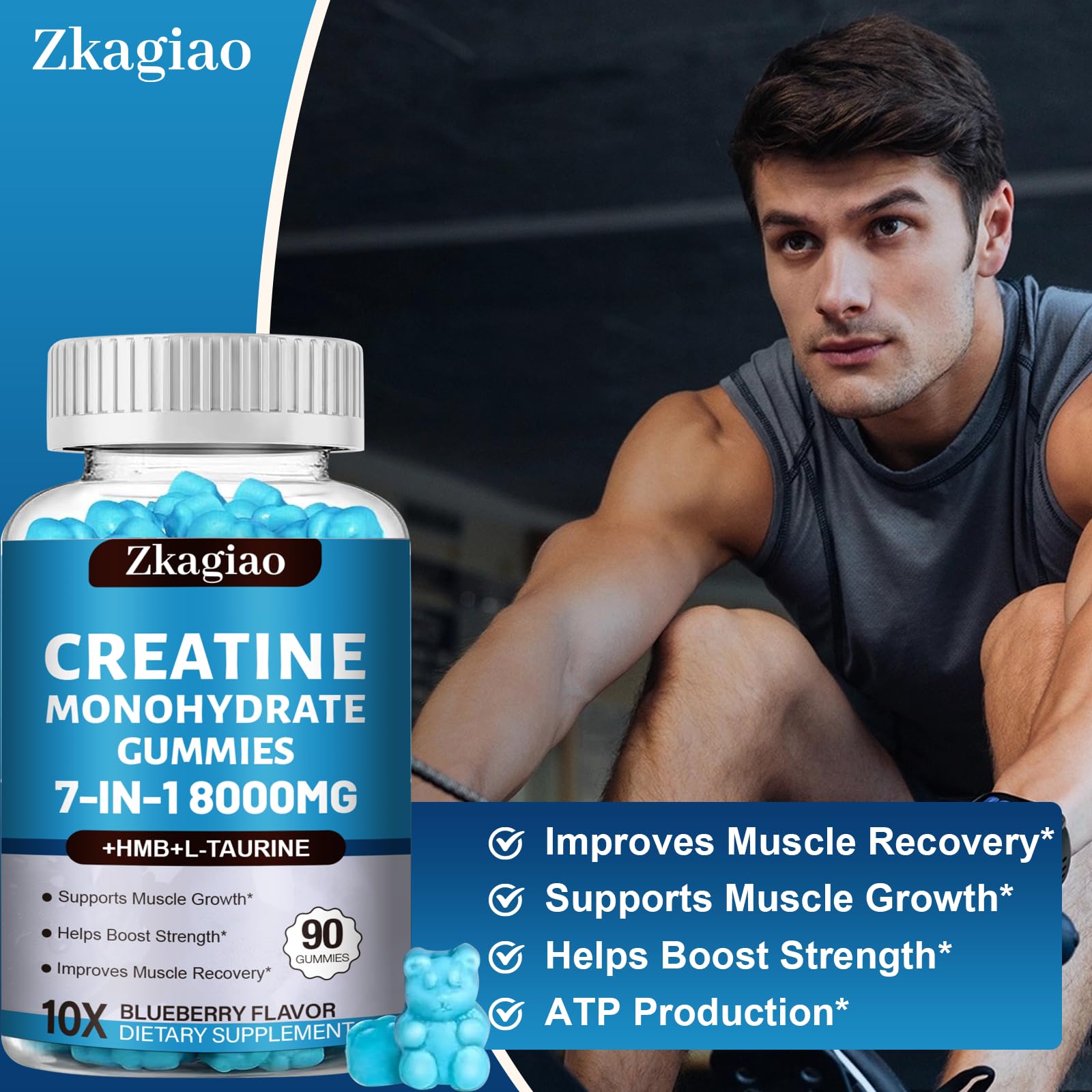 Boost workout performance with creatine gummies