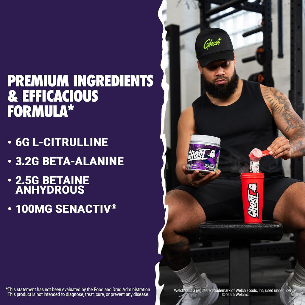boost workout performance with GHOST pre-workout