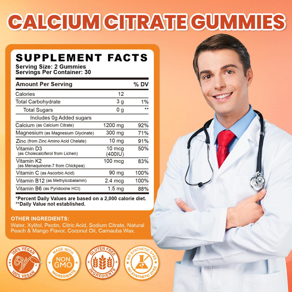 Boost your calcium intake with gummies