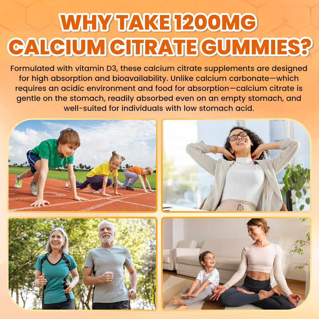 Boost your calcium intake with gummies